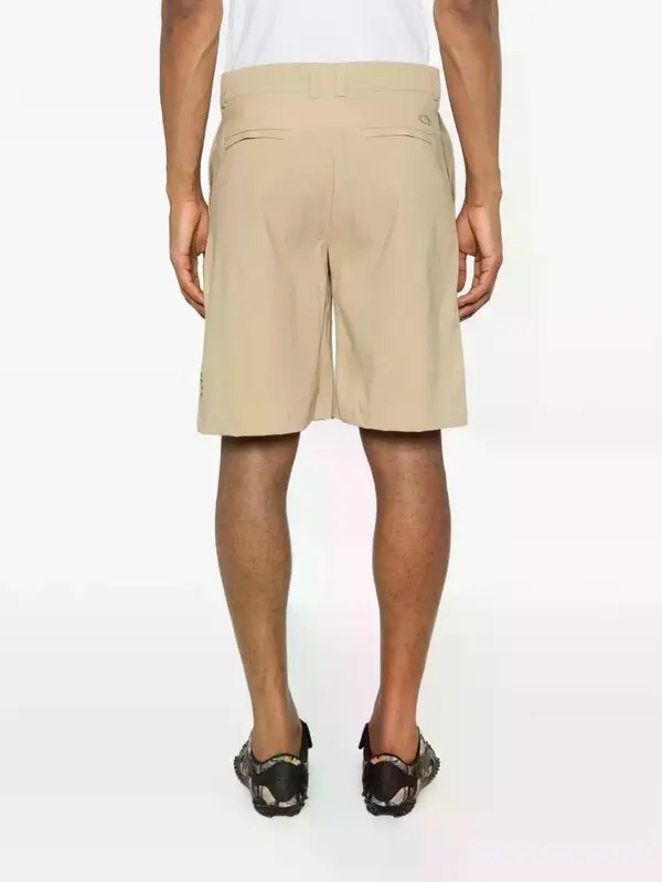 Oakley Pleated Bermuda Shorts - Neutrals