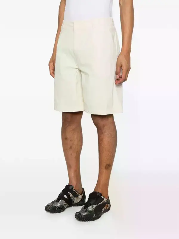 Oakley Pleated Bermuda Shorts - Neutrals