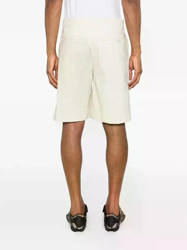 Oakley Pleated Bermuda Shorts - Neutrals