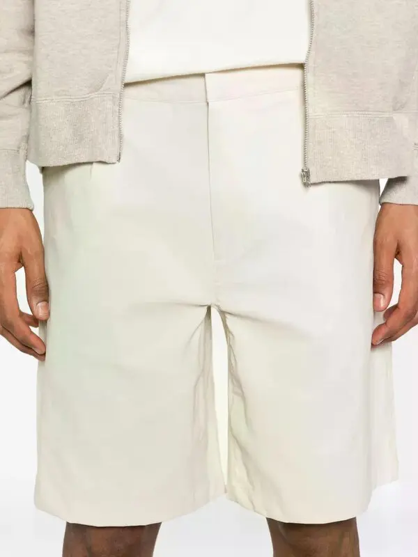 Oakley Pleated Bermuda Shorts - Neutrals