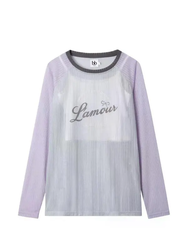 B+AB Ribbed Long-sleeve Top