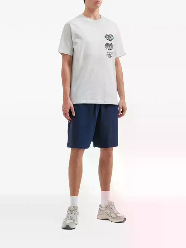 FINGERCROXX Patch-appliqué T-shirt - Grey