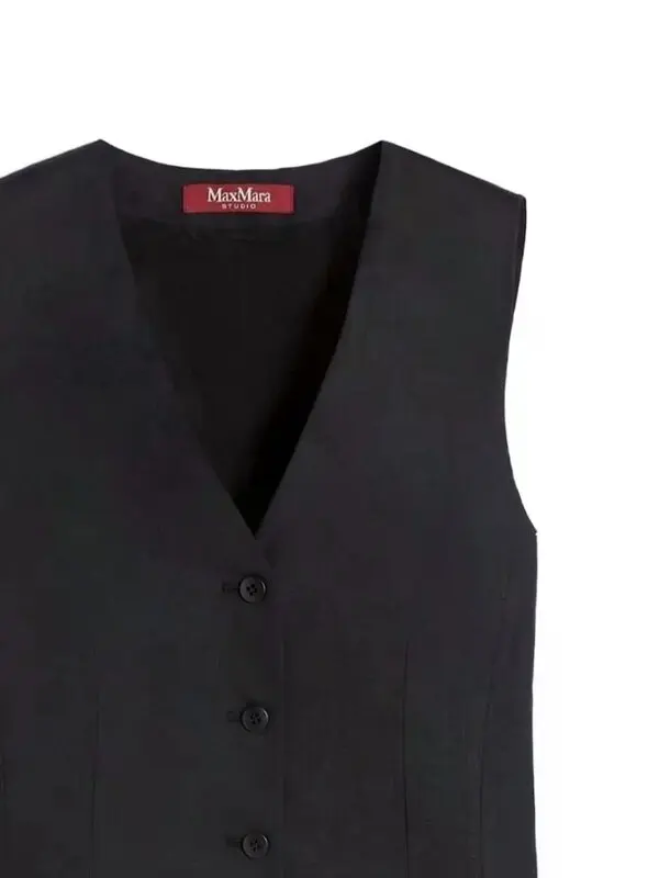 Max Mara Carnet Linen Waistcoat