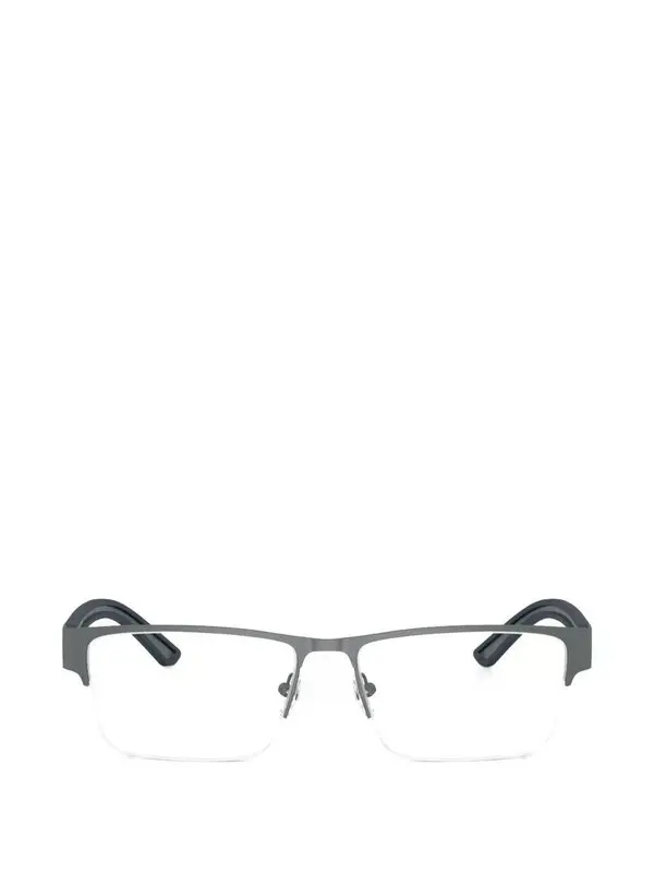 Emporio Armani Rectangle-frame Eyeglasses - Grey