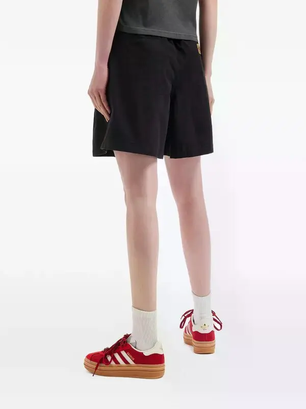 FINGERCROXX Belted Pleated Shorts - Black