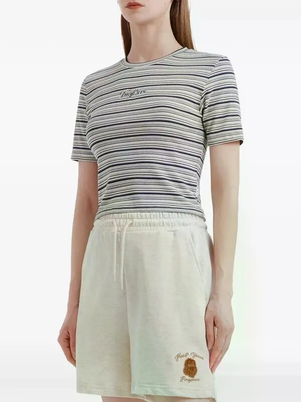 FINGERCROXX Striped T-shirt