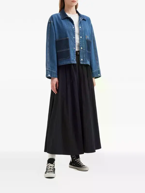 FINGERCROXX Buckle Pleated Skirt