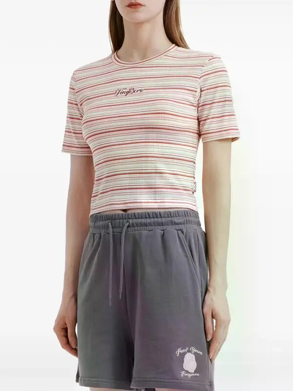 FINGERCROXX Striped T-shirt