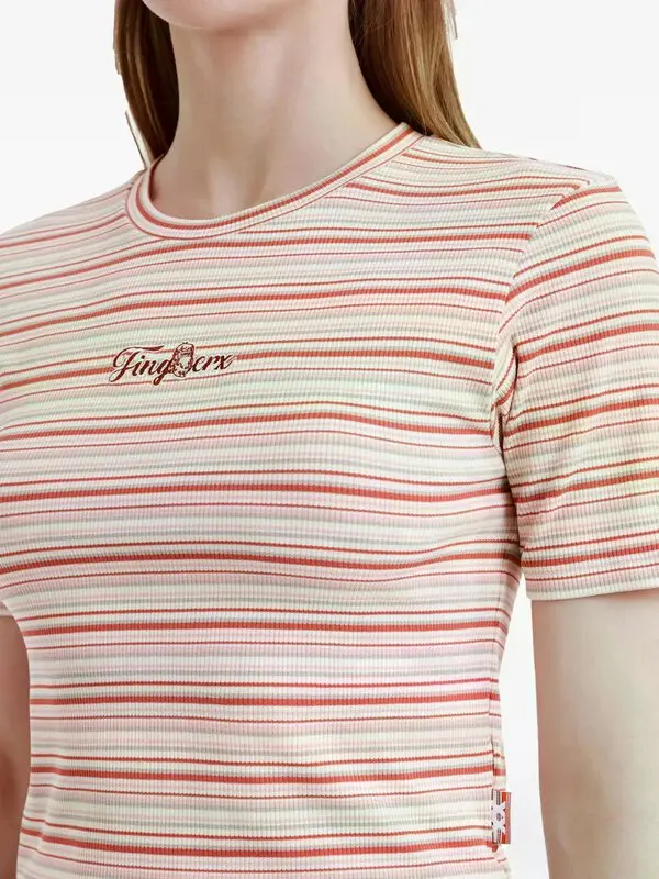 FINGERCROXX Striped T-shirt
