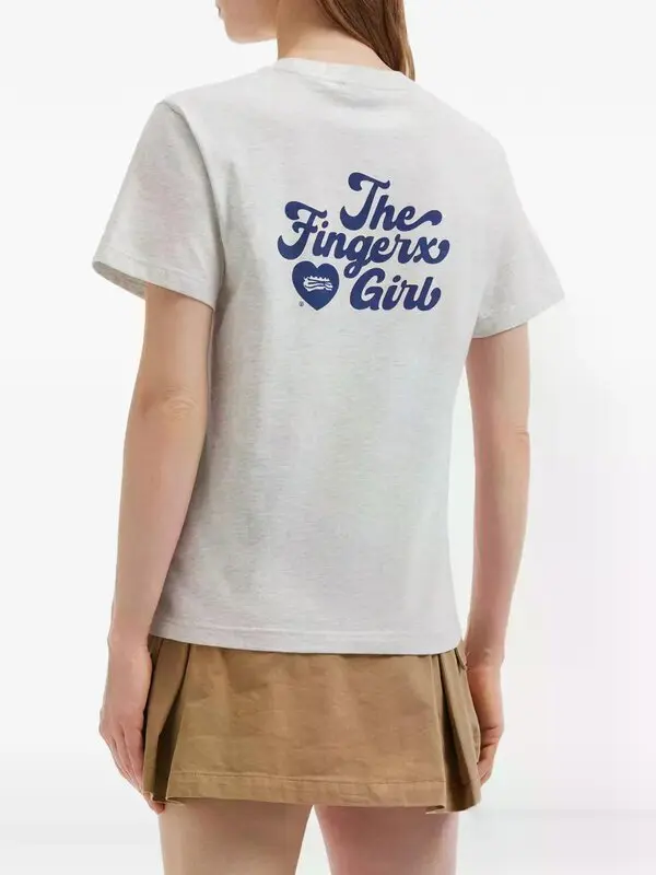 FINGERCROXX Logo-patch T-shirt