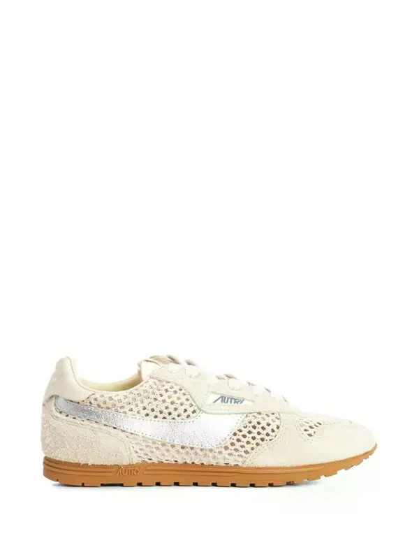AUTRY Windspin Knit And Leather Sneakers