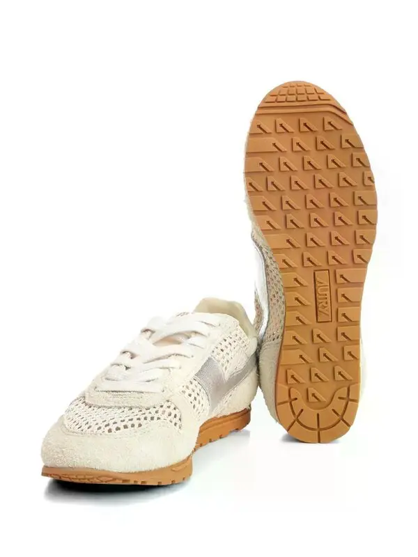 AUTRY Windspin Knit And Leather Sneakers
