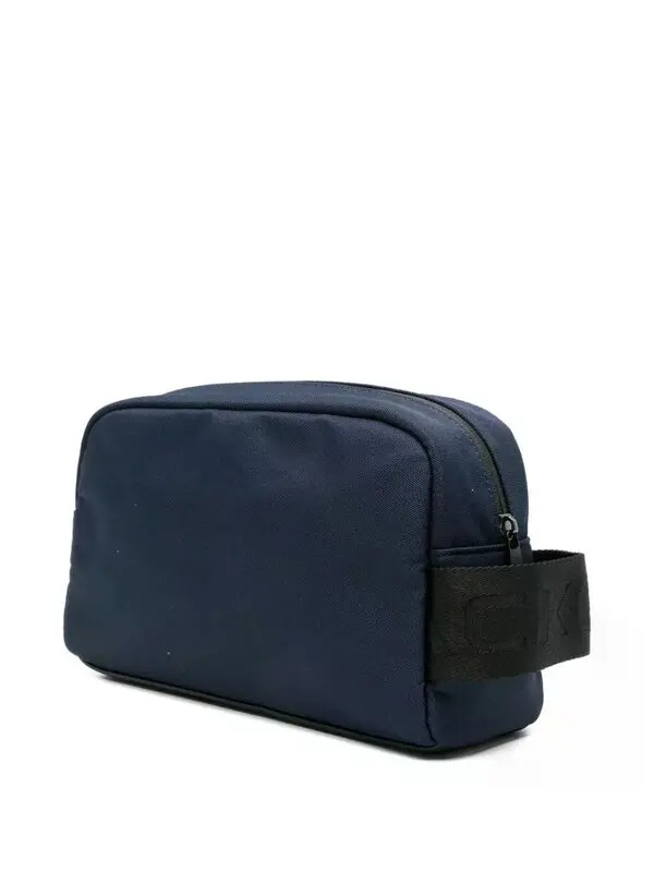 HACKETT Diamond Logo Appliqué Wash Bag - Blue