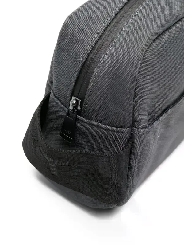 HACKETT Logo-appliqué Wash Bag - Grey