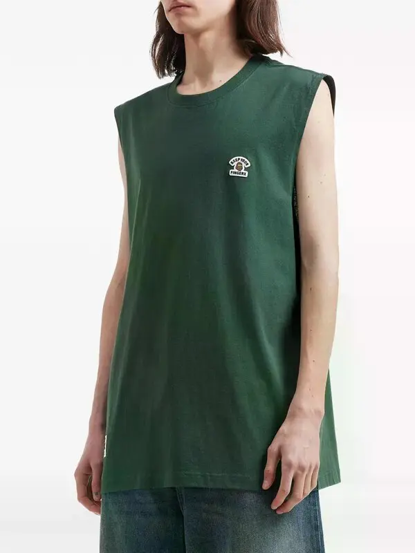 FINGERCROXX Patch Sleeveless Tank Top - Green