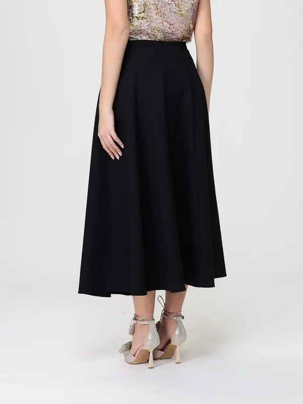 Alberta Ferretti Wool Blend Midi Skirt