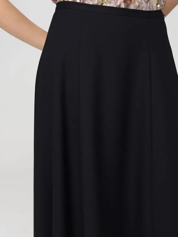 Alberta Ferretti Wool Blend Midi Skirt