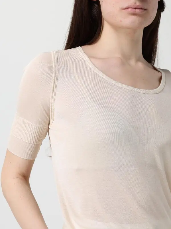 LEMAIRE Viscose And Silk Top - White