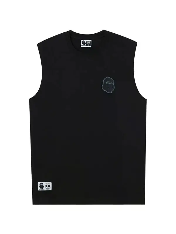 FINGERCROXX Appliqué Tank Top - Black
