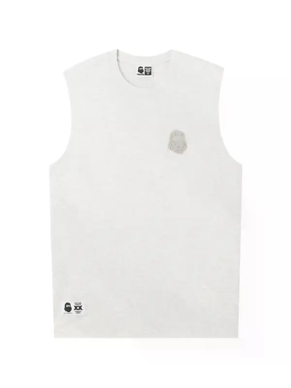 FINGERCROXX Appliqué Tank Top - Grey