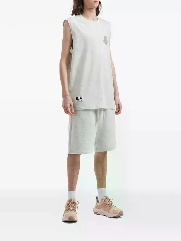 FINGERCROXX Appliqué Tank Top - Grey