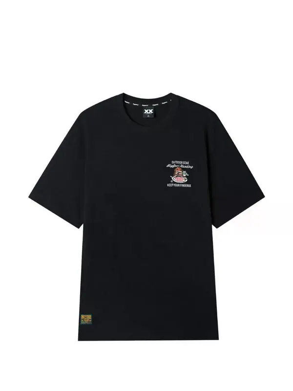 FINGERCROXX Graphic-print T-shirt - Black
