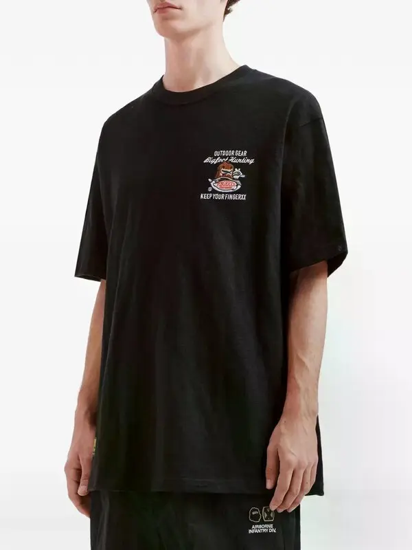 FINGERCROXX Graphic-print T-shirt - Black