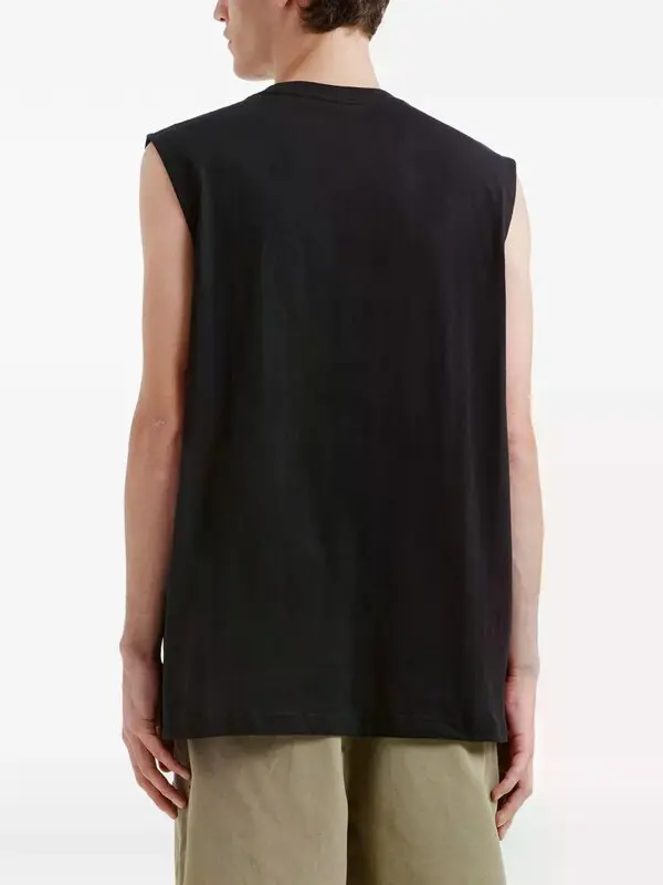 FINGERCROXX Graphic Print Tank Top - Black