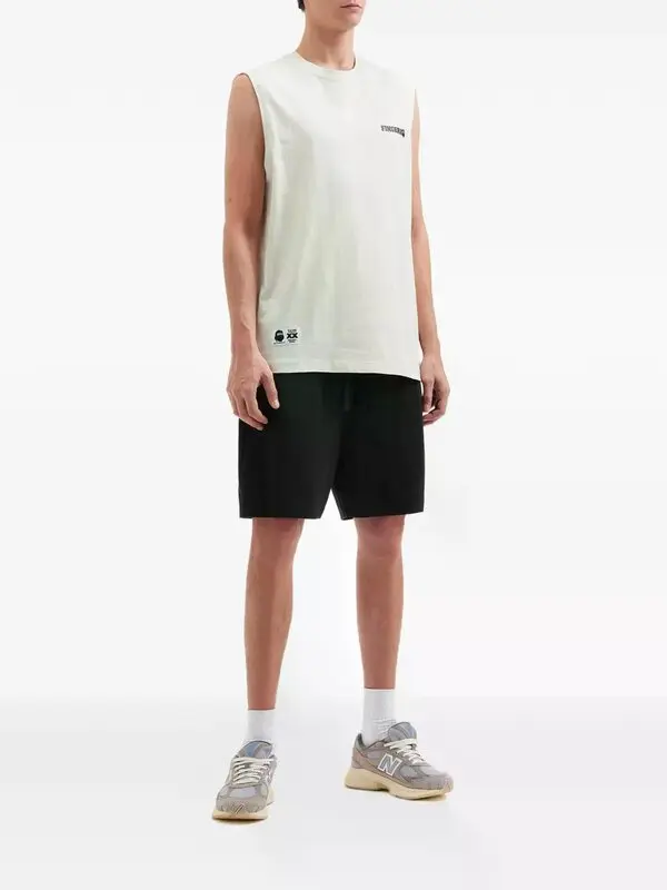 FINGERCROXX Logo-print Tank Top - Neutrals
