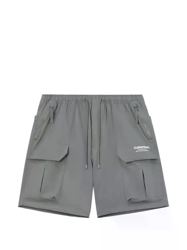 FINGERCROXX Zip Pocket Shorts - Grey