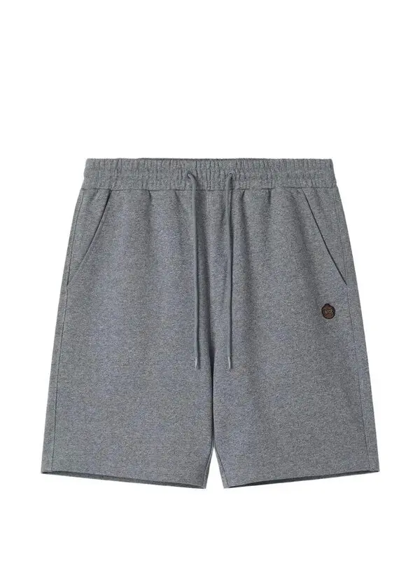 FINGERCROXX Logo Drawstring Shorts - Grey