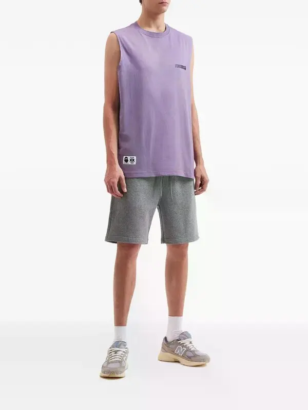 FINGERCROXX Logo Drawstring Shorts - Grey