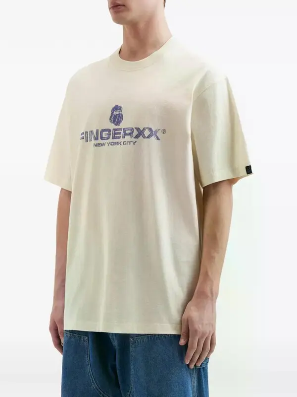 FINGERCROXX Logo Crew-neck T-shirt