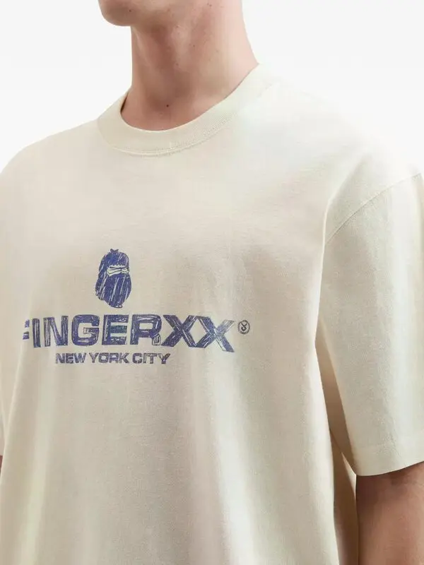 FINGERCROXX Logo Crew-neck T-shirt