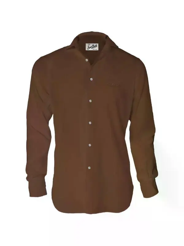 MC2 SAINT BARTH Buttoned Shirt - Brown