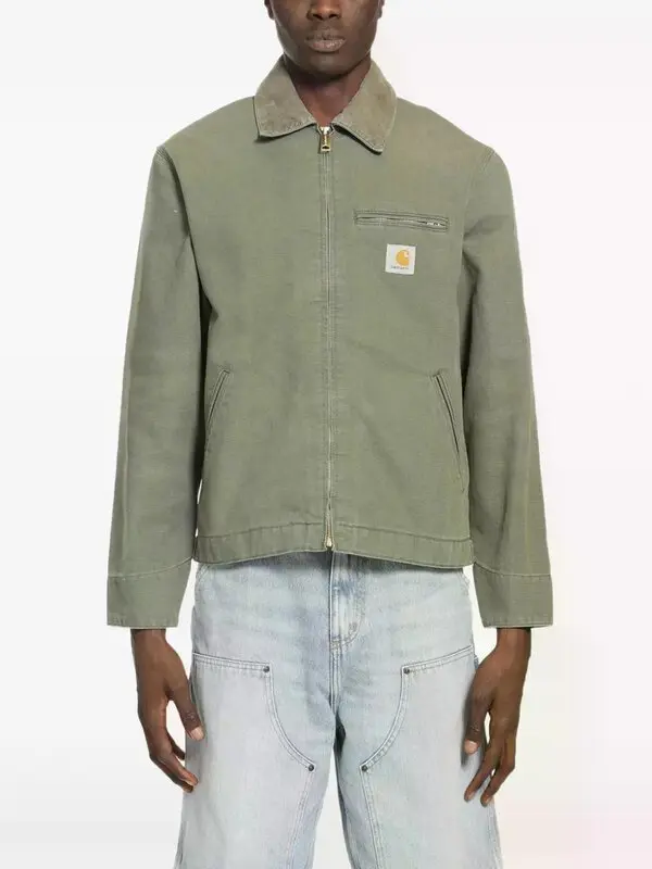 Carhartt Work In Progress Detroit Corduroy-collar Jacket - Green