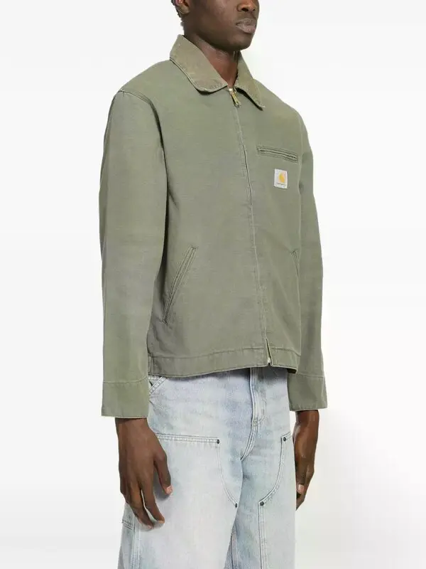 Carhartt Work In Progress Detroit Corduroy-collar Jacket - Green