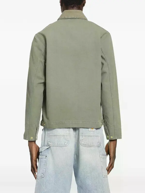Carhartt Work In Progress Detroit Corduroy-collar Jacket - Green