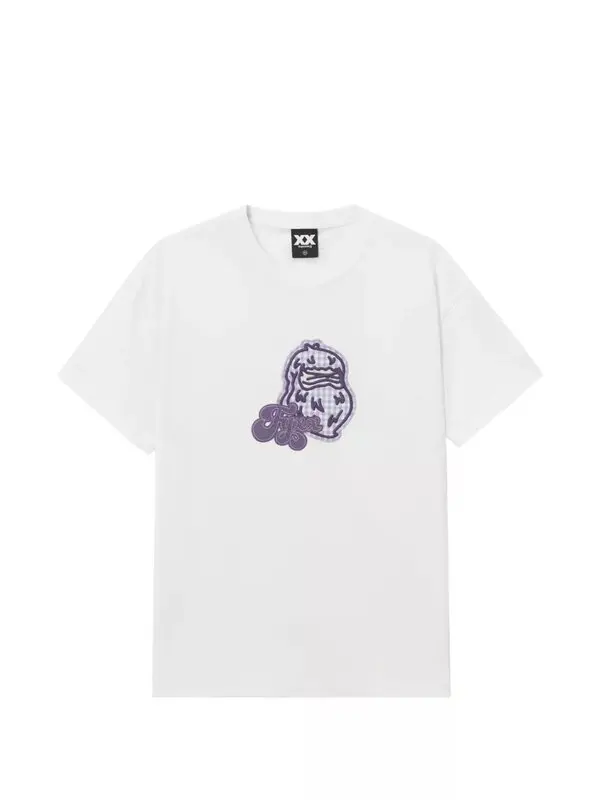 FINGERCROXX Logo-appliqué T-shirt - White