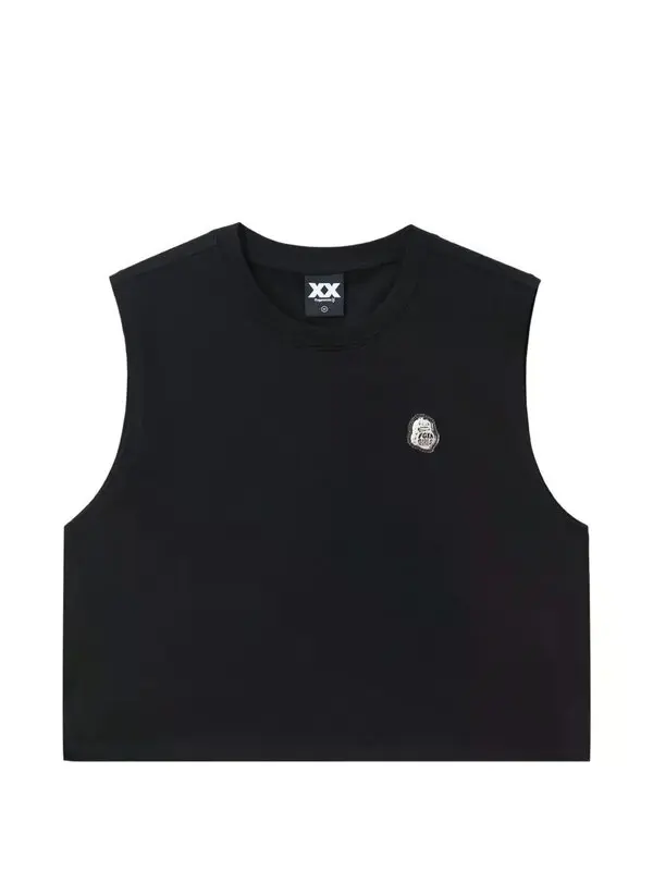 FINGERCROXX Logo-appliqué Tank Top - Black