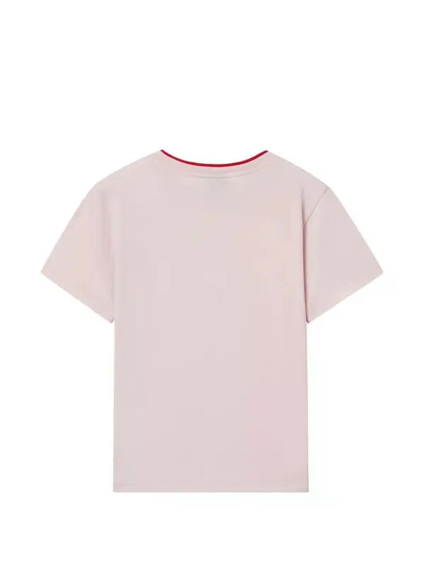 FINGERCROXX Logo-print Ringer T-shirt