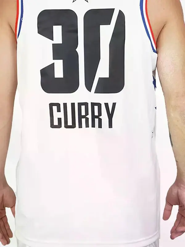 JORDAN Nba Gs Warriors Curry All-star Edition Swingman Jersey - White