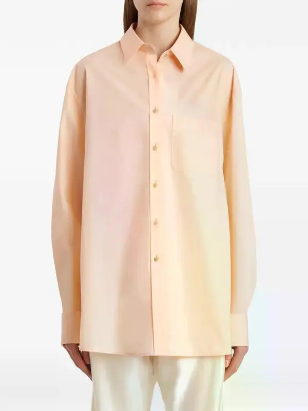 Khaite Newton Button-fastening Shirt - Pink