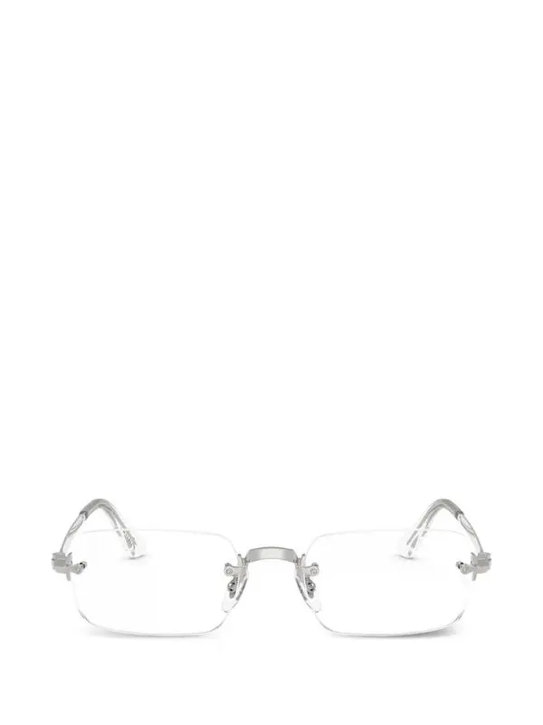 Ray-ban Rectangle-frame Glasses - Silver