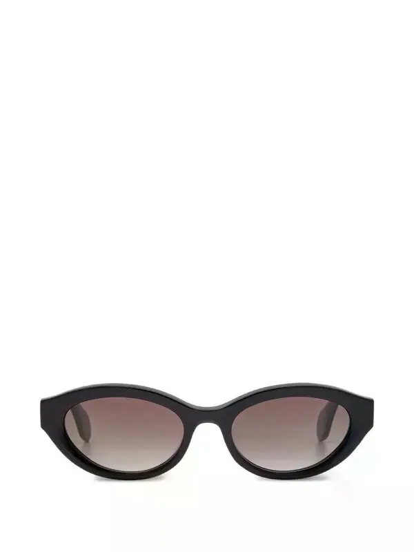 GIGI STUDIOS Mila Oval-frame Sunglasses - Black