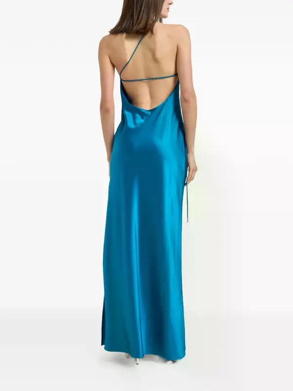 DANAMÉ One-shoulder Maxi Dress With Asymmetrical Neck Strap
