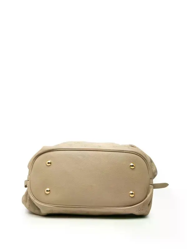 LOUIS VUITTON 2003-2019 Monogram Mahina L Hobo Bag - Brown