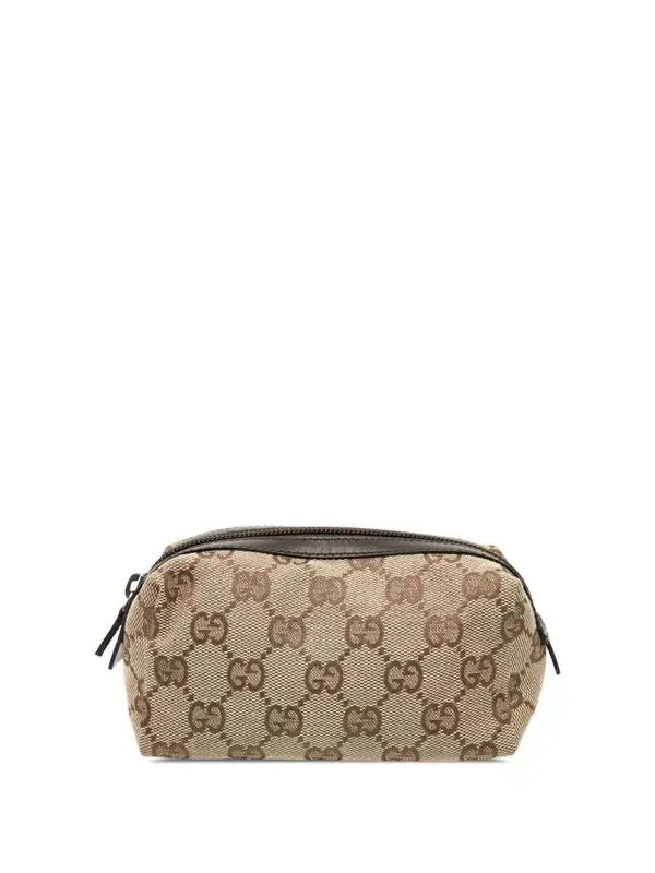 Gucci Gg Canvas Pouch - Brown