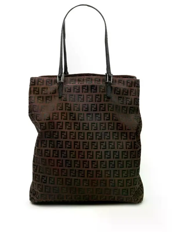 Fendi Zucchino Canvas Tote Bag