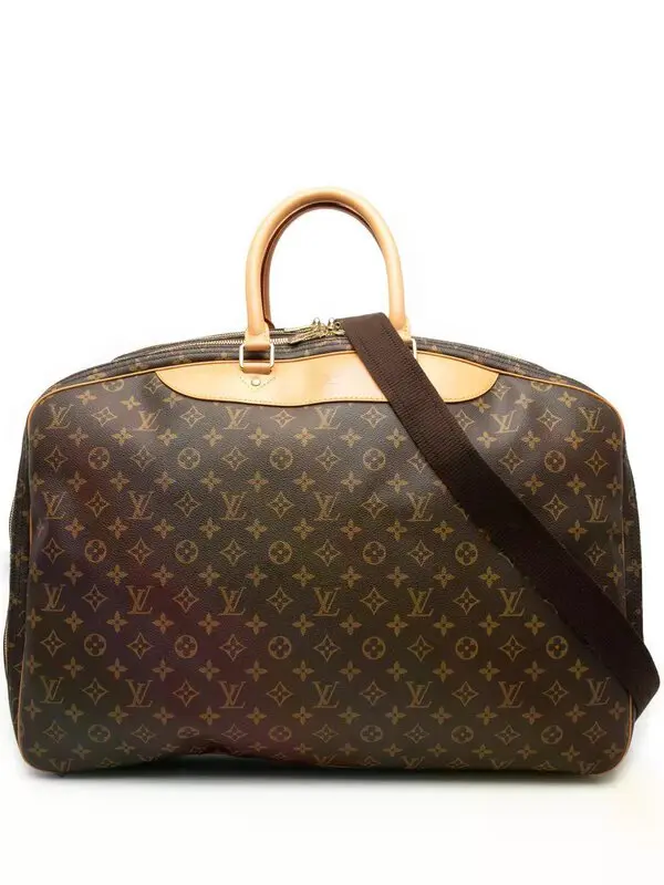 LOUIS VUITTON 2001 Monogram Alize 3 Poches Travel Bag - Brown